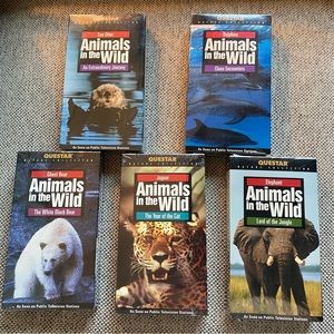 Other | Not For Sale Questar Nature Collection Animals In The Wild Vhs ...